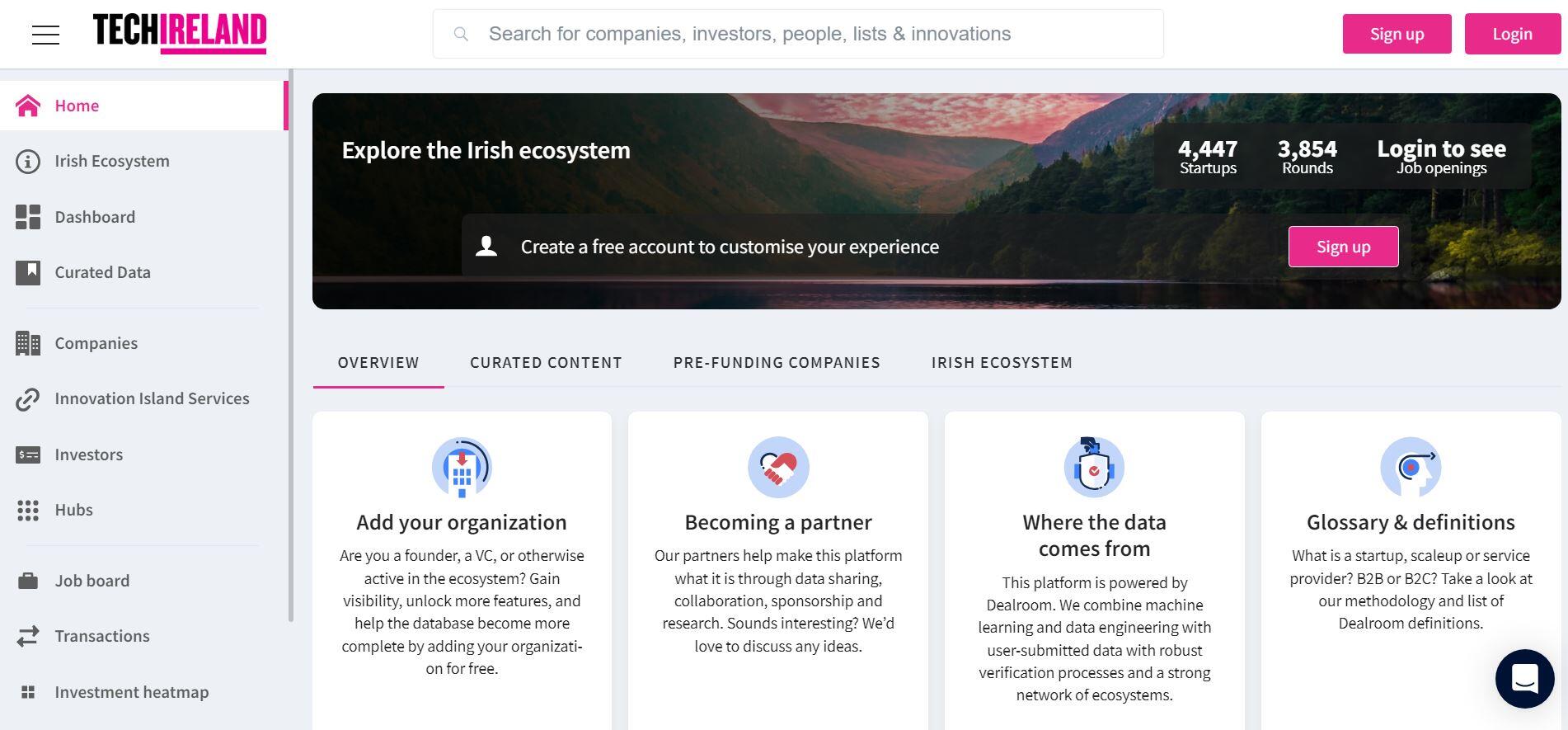 Access Page to Ecosystem Portal